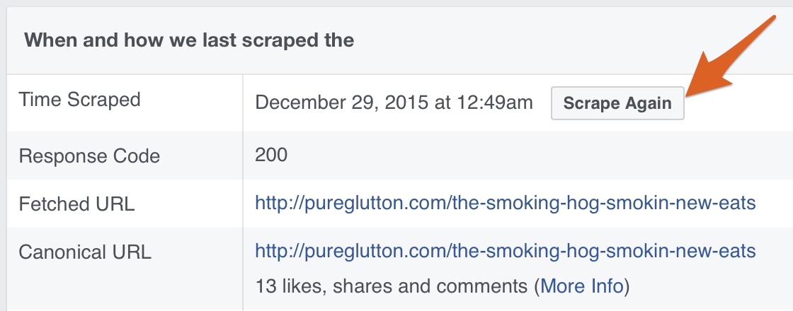 Fix Facebook broken link preview » ClickWP