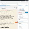 WordPress: Switch to Classic Editor from Block Editor (and back again)